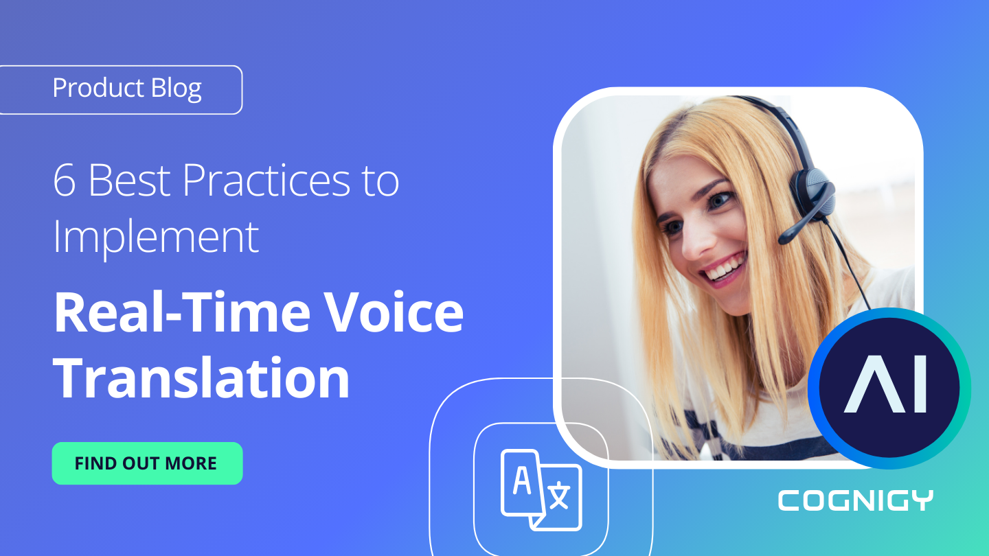6 Best Practices to Implement Real-Time Voice Translation